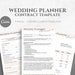 Editable Wedding Planner Contract Template Event Intake Form - Etsy