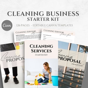 Editable Cleaning Business Starter Kit All Cleaning Business Templates ...