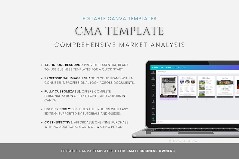 Editable Comparative Market Analysis Template, Real Estate CMA Template ...