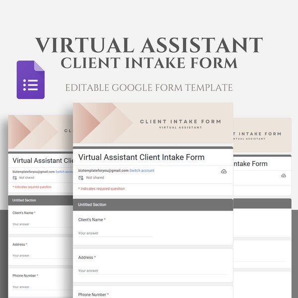 Editable Virtual Assistant Proposal Template, Freelance Personal ...