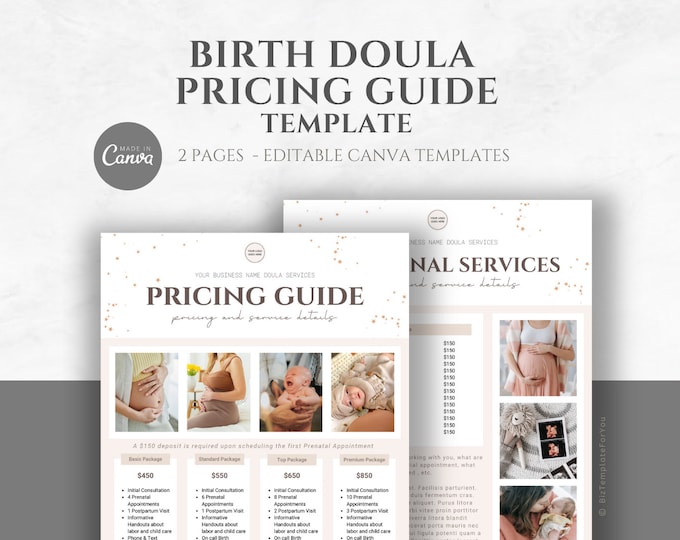 Editable Labor Partner Cheat Sheet Template, Birth Partner Info Sheet ...