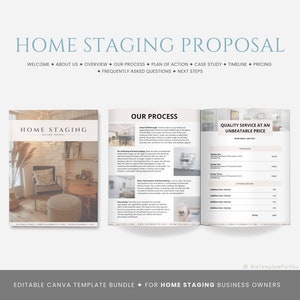 Editable Home Staging Templates Bundle, Property Staging Checklist ...