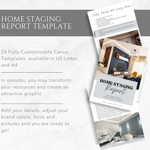 Editable Home Staging Report Template, Property Staging Checklist, Real ...
