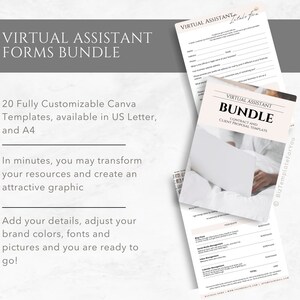 Editable Virtual Assistant Intake Form, Contract & Proposal Templates ...