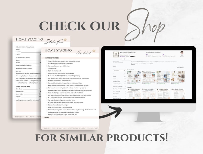 Editable Home Staging Pricing List Template Property Staging - Etsy