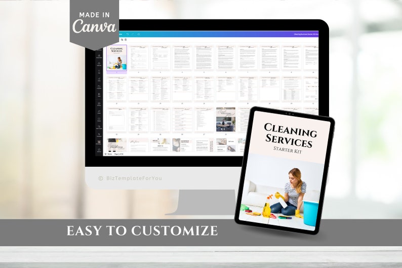 Editable Cleaning Business Starter Kit All Cleaning Business Templates ...