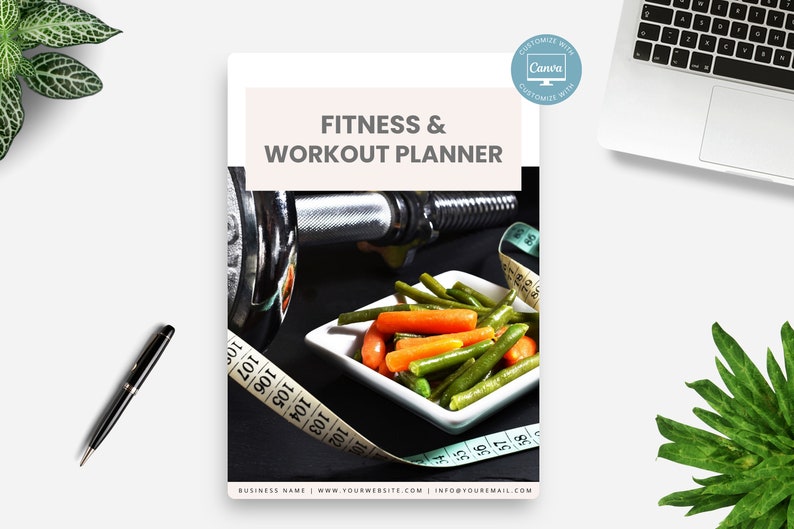 Editable Fitness and Workout Planner Template, Personal Training ...