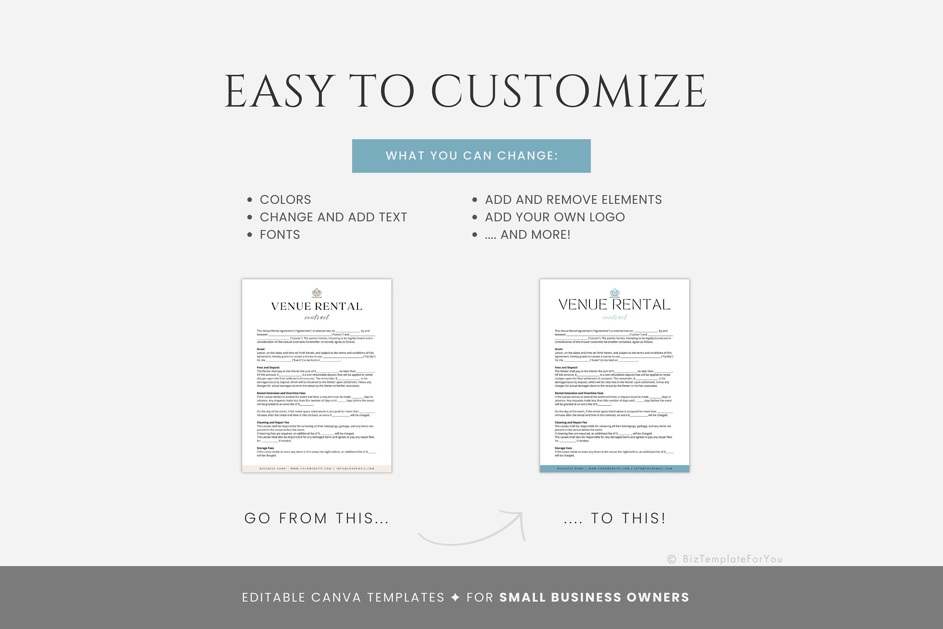 Editable Event Venue Rental Agreement Template, Event Facilities Rental ...