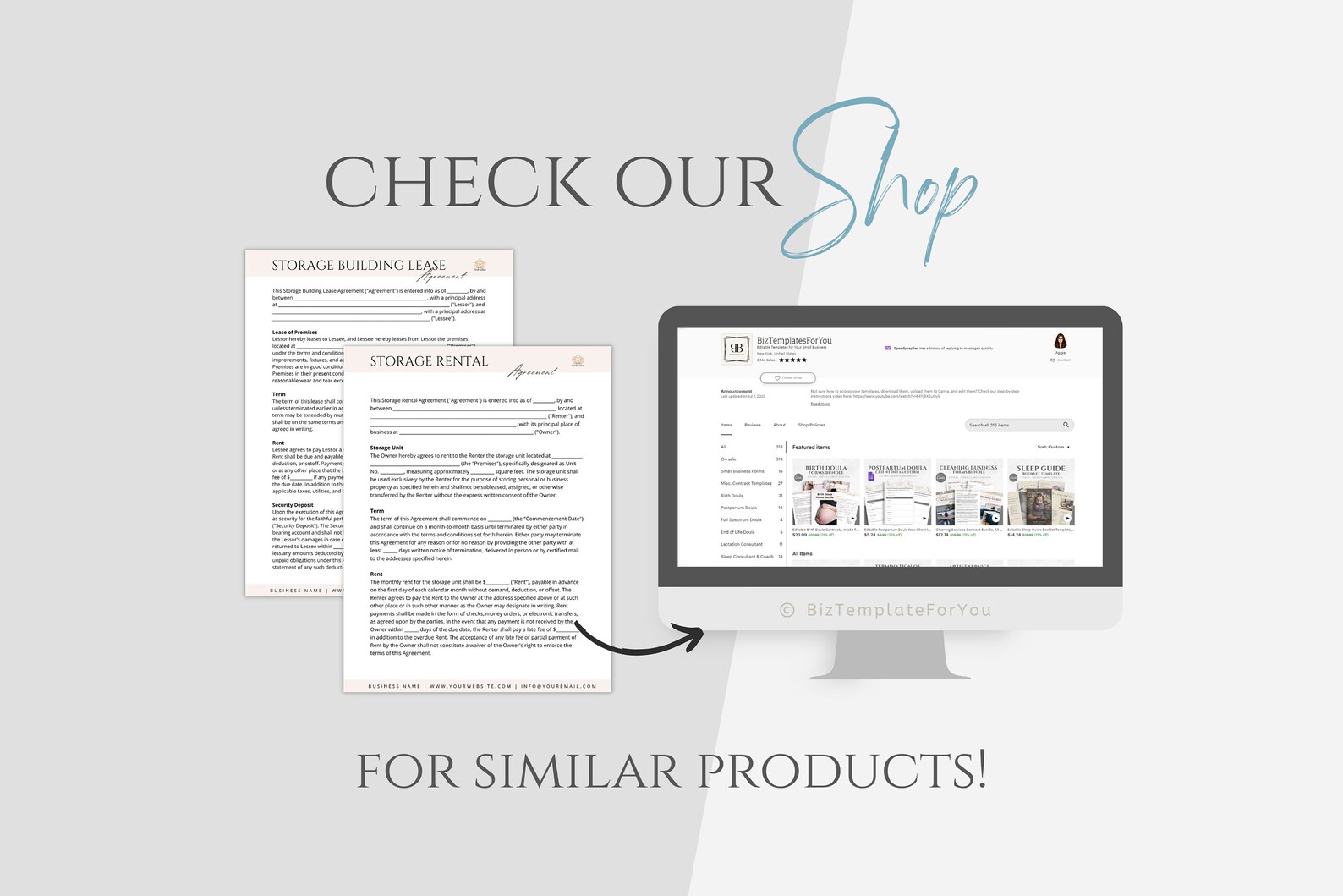 Editable Outdoor RV & Boat Storage Lease Agreement, Storage Space Lease ...