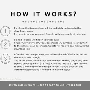 Editable Social Media Manager Client Intake Form Template, Freelance ...
