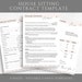 Editable House Sitting Contract Template, House Sitter Templates, Home ...