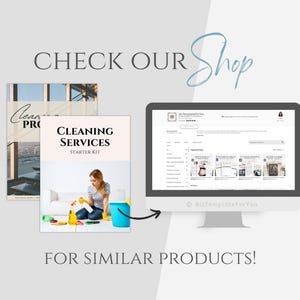 Editable Cleaning Services Price List, Cleaning Business Pricing Guide ...