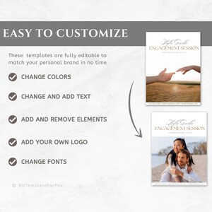 Editable Engagement Session Style Guide Template, Pre-written Couple ...