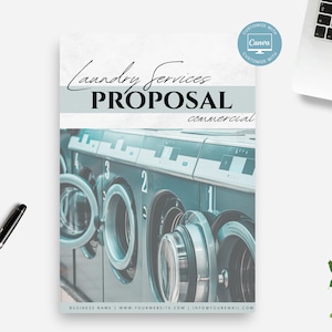 Editable Commercial Laundry Service Proposal Template, Pick and ...