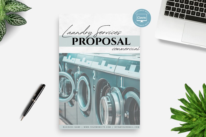 Editable Commercial Laundry Service Proposal Template, Pick and Delivery Laundry Service Pricing ...