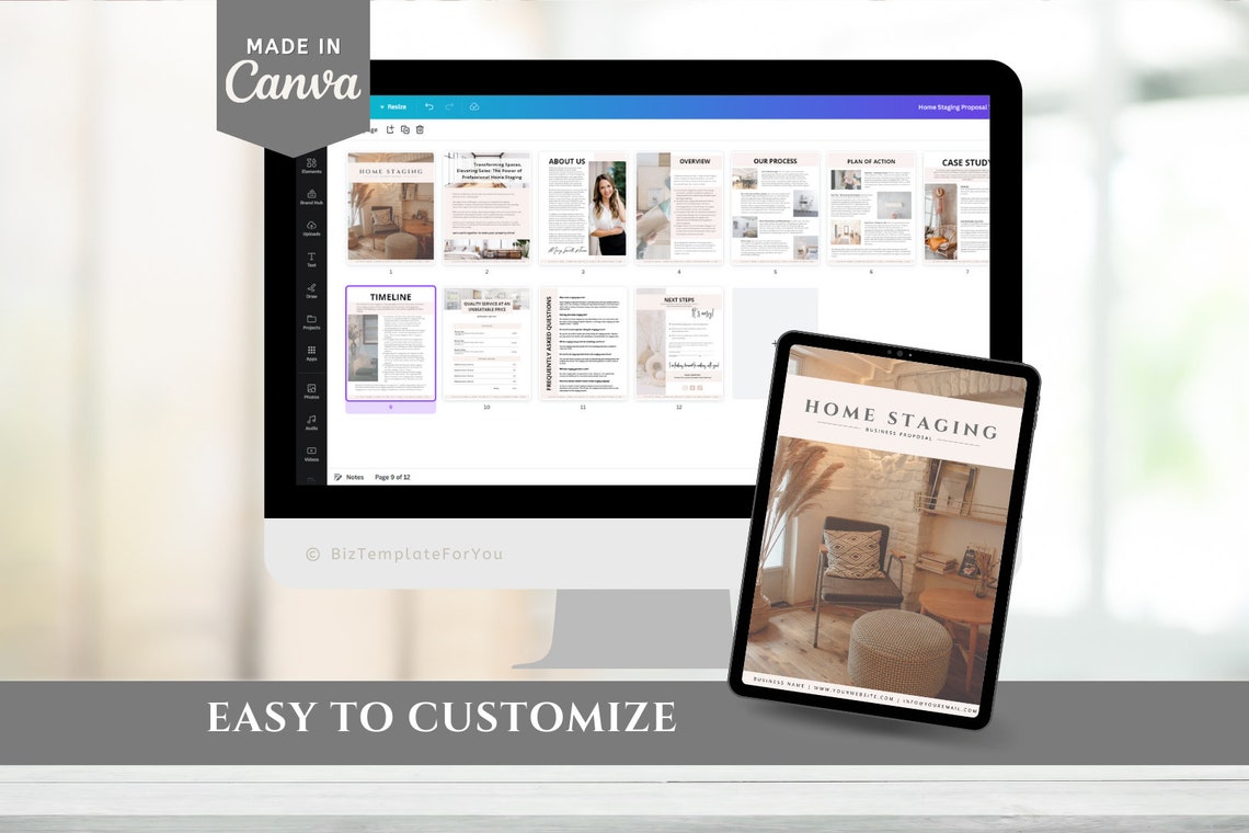 Editable Home Staging Proposal Template, Property Staging Proposal ...