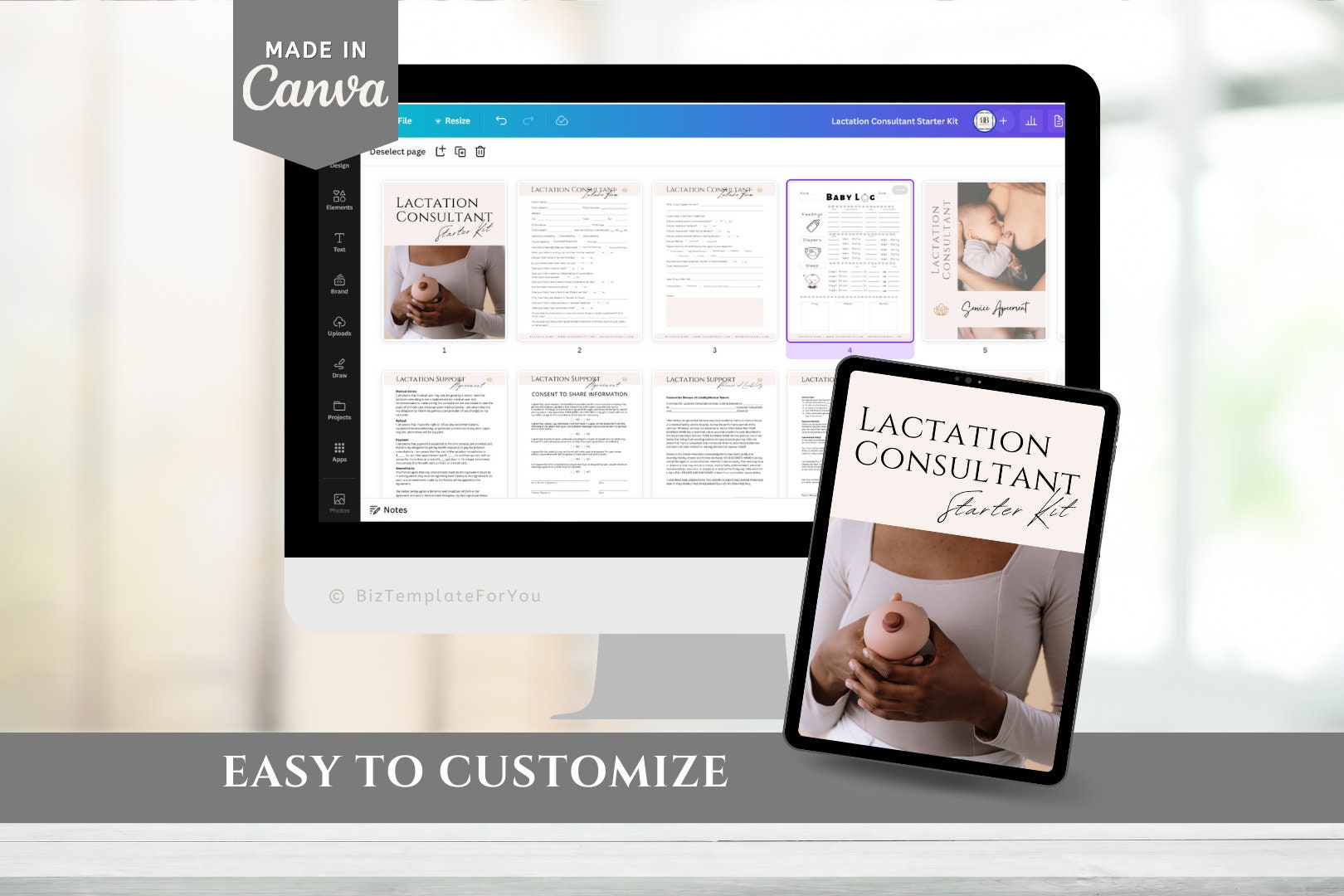 Editable Lactation Consultant Business Starter Kit, All Lactation ...