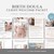 Editable Labor Partner Cheat Sheet Template, Birth Partner Info Sheet ...