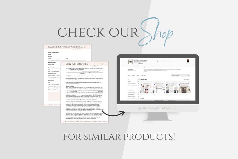 Editable Packing and Unpacking Services Contract Template, Moving ...