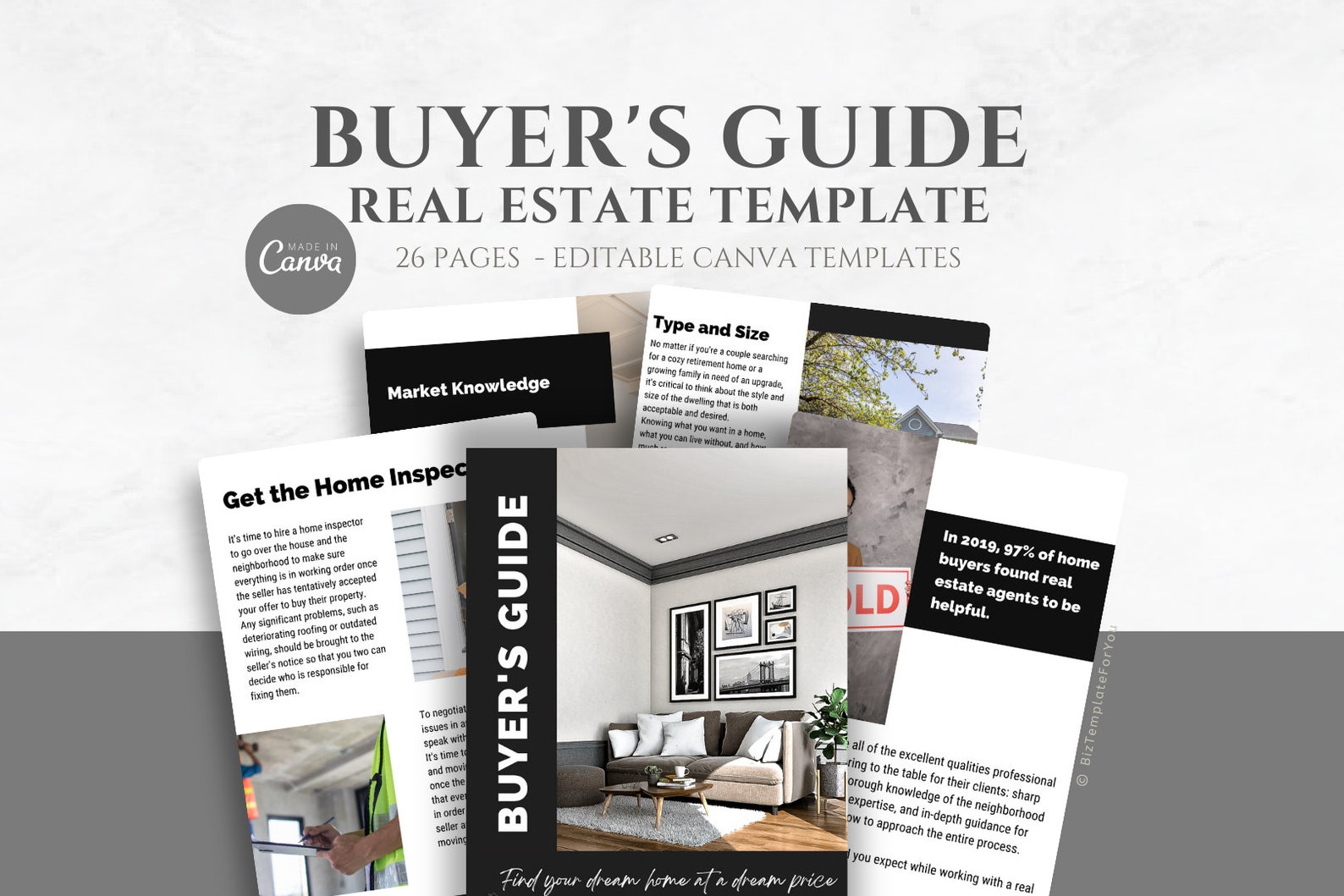 Editable Home Buyer Guide Real Estate Buyer Packet Buyer - Etsy