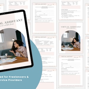Editable Virtual Assistant Client Intake Form Template, VA Business Onboarding Questionnaire ...