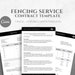 Editable Fencing Contract Template, Professional Fencing and Gates ...