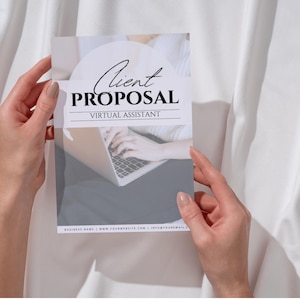 Editable Virtual Assistant Proposal Template, VA Service Pitch Document ...