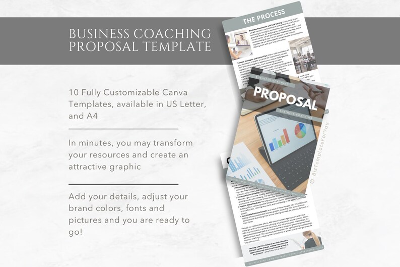 Editable Business Coach Proposal Template, Business Coaching Service ...