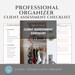 Editable Professional Organizer Client Assessment Checklist Template ...