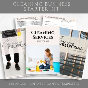 Editable Cleaning Business Starter Kit All Cleaning Business Templates ...