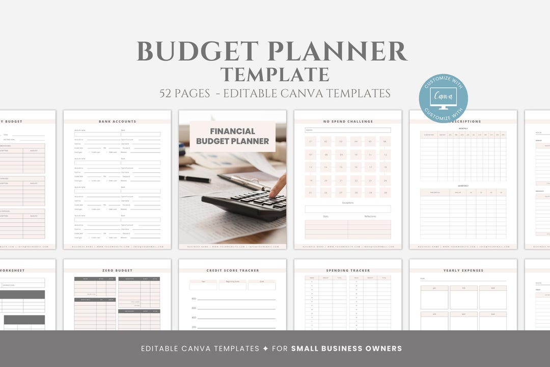 Editable Budget Planner Template, Simple Budget Planner Worksheets ...