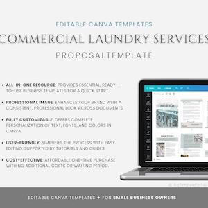 Editable Commercial Laundry Service Proposal Template, Pick and Delivery Laundry Service Pricing ...