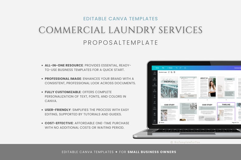 Editable Commercial Laundry Service Proposal Template, Pick and ...