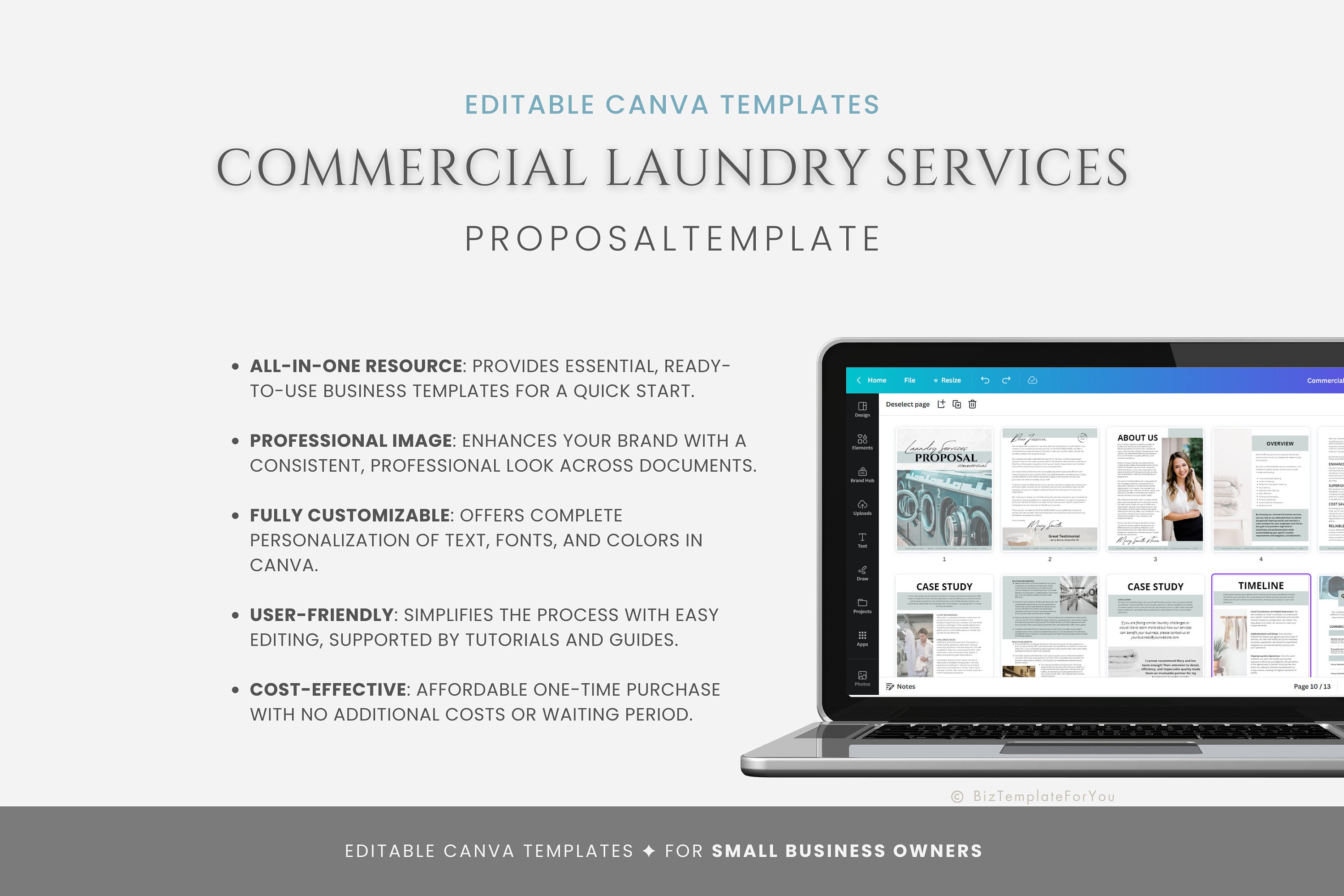 Editable Commercial Laundry Service Proposal Template, Pick and ...