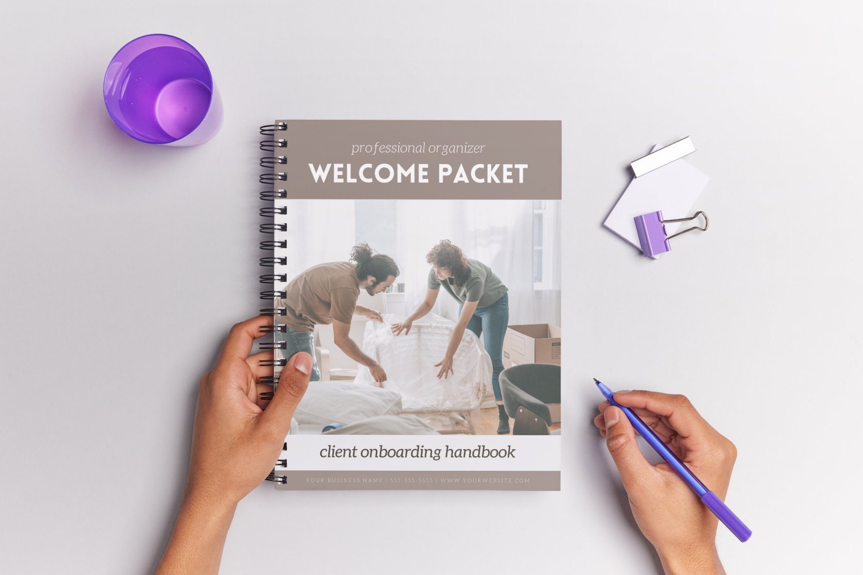 Editable Professional Organizer Client Welcome Packet Template, Home ...
