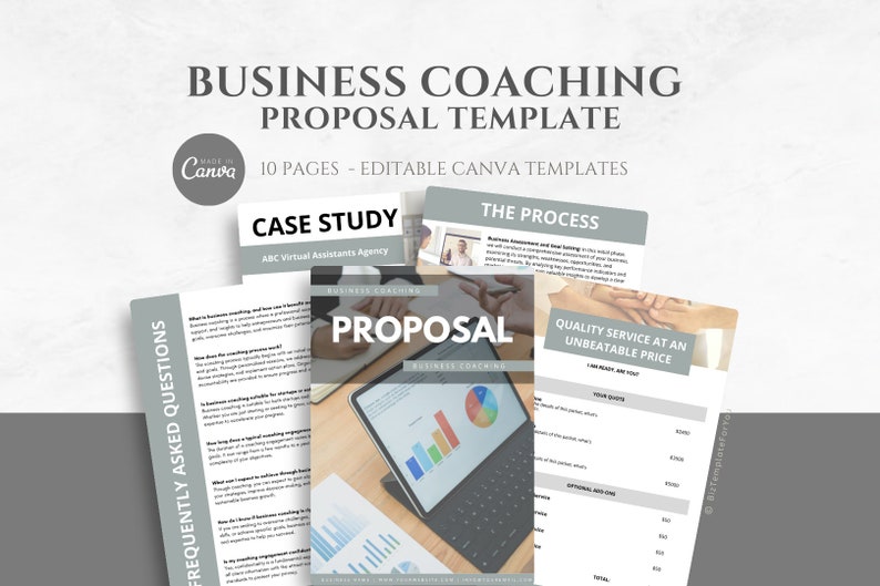 Editable Business Coach Proposal Template, Business Coaching Service ...