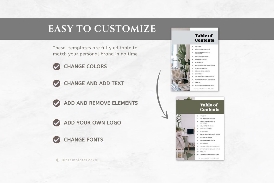 Editable Home Staging Report Template, Property Staging Checklist, Real ...