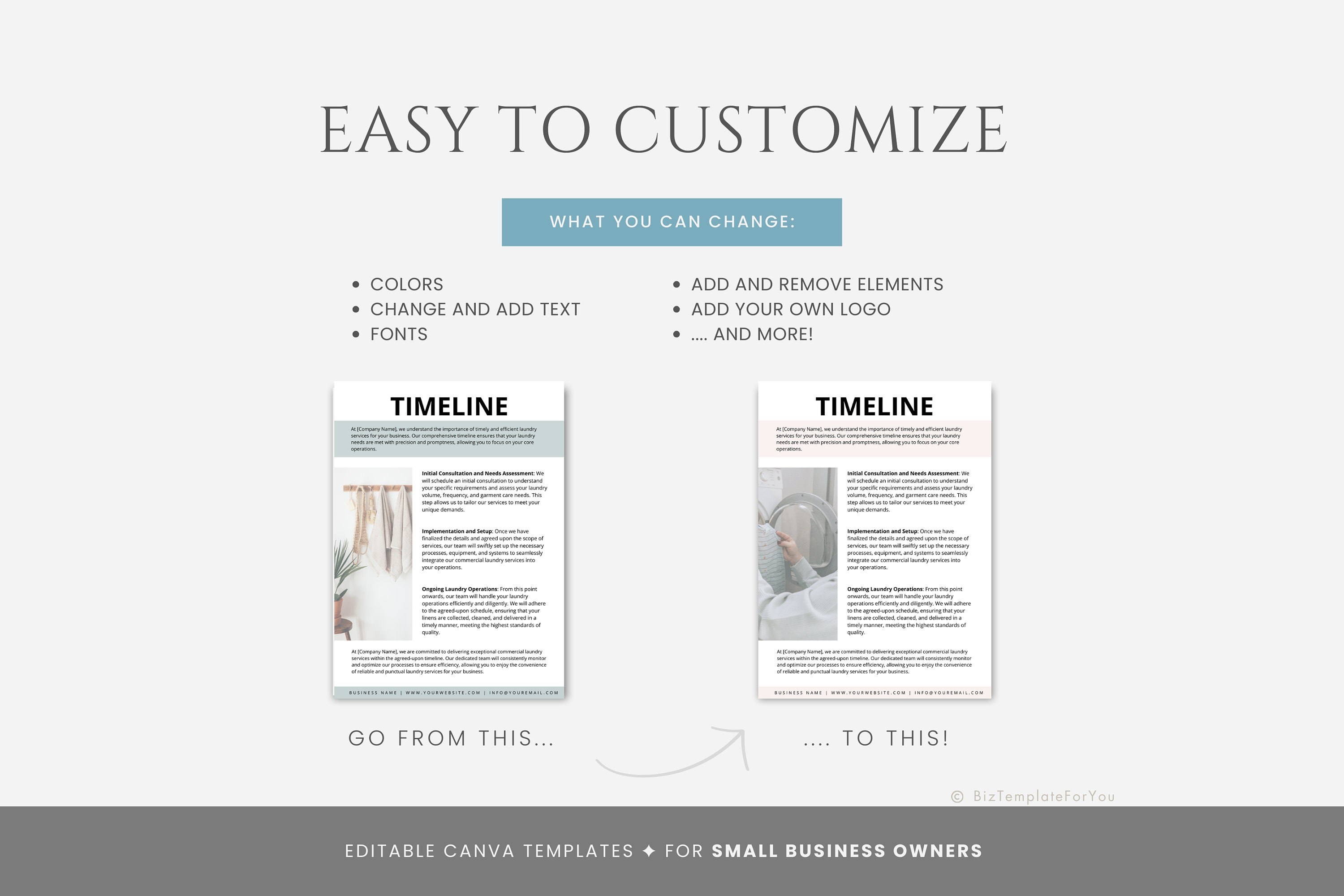 Editable Commercial Laundry Service Proposal Template, Pick and ...