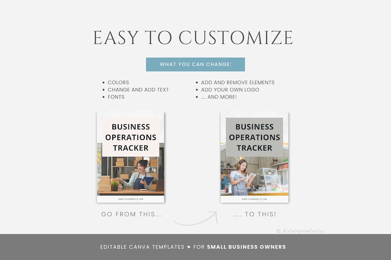 Editable Business Operations Tracker Templates, Business Operations ...