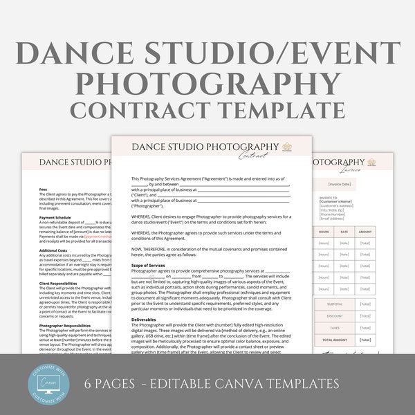 Dance Contract - Etsy