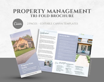 Property Management Services Flyer Template | Editable Property ...