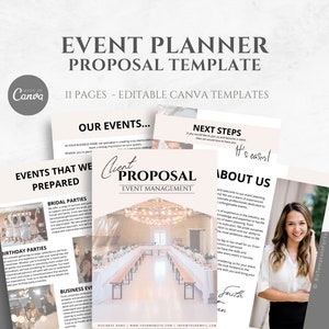 Editable Event Planner Proposal Template, Event Management Proposal ...