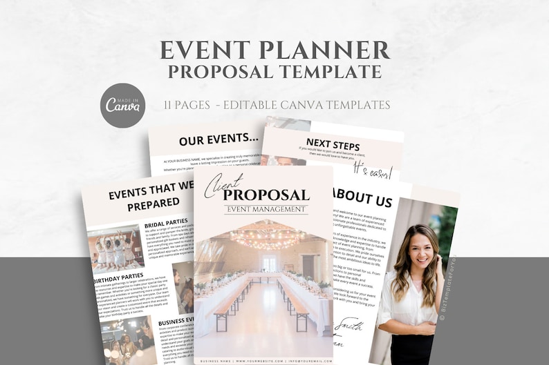 Editable Event Planner Proposal Template, Event Management Proposal ...