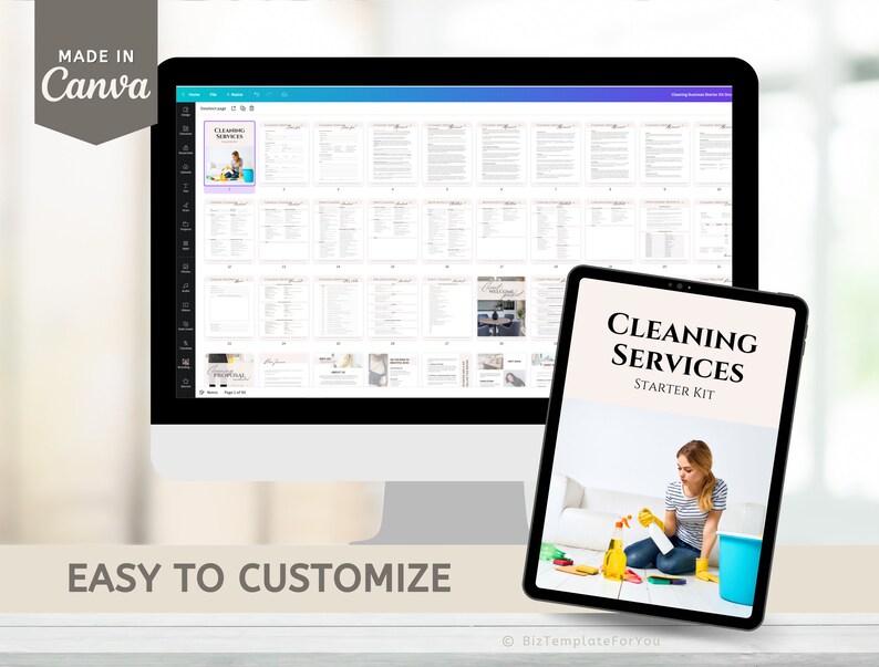Editable Cleaning Business Starter Kit All Cleaning Business - Etsy