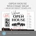 Open House Bundle Welcome Signs and Sign in Sheet Template, Real Estate ...