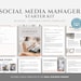 Editable Social Media Manager Starter Kit, Including Contract ...
