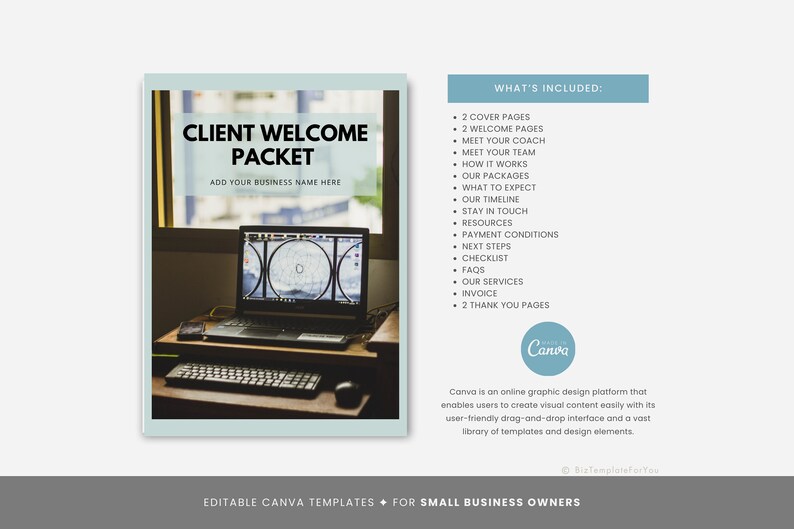 Editable New Client Welcome Packet, Client Onboarding, New Client ...