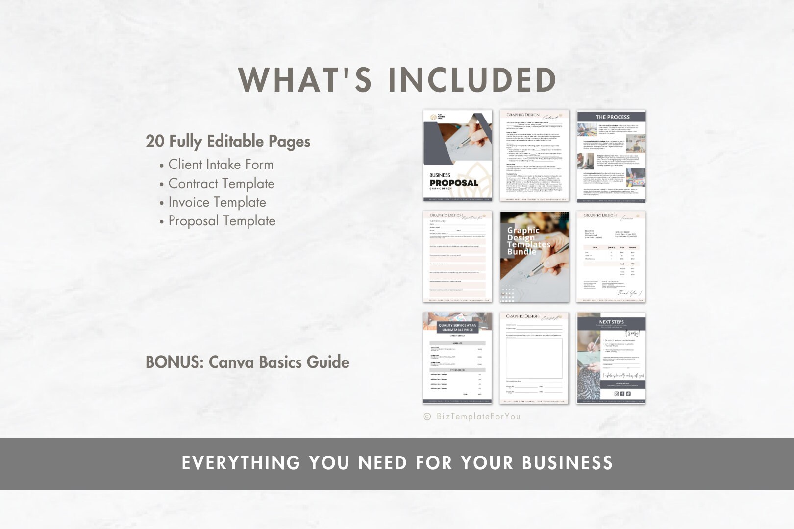 Editable Graphic Design Forms Templates Bundle, Graphic Design Service ...