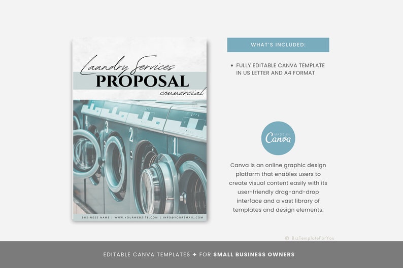 Editable Commercial Laundry Service Proposal Template, Pick and Delivery Laundry Service Pricing ...