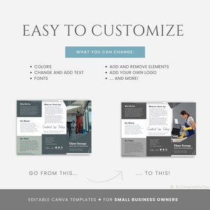 Commercial Cleaning Service Brochure Template, Cleaning Business ...